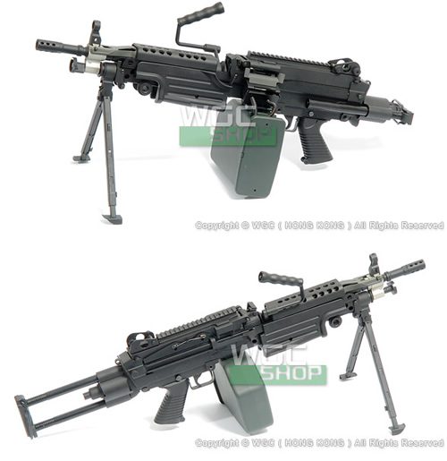 A&K M249 FN Minimi and A&K M249 Para At WGC Shop | Popular Airsoft