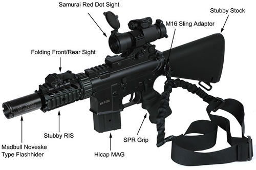 EVIKE Custom Li-poly Ready Stubby CQB M4 Assault Pistol | Popular ...