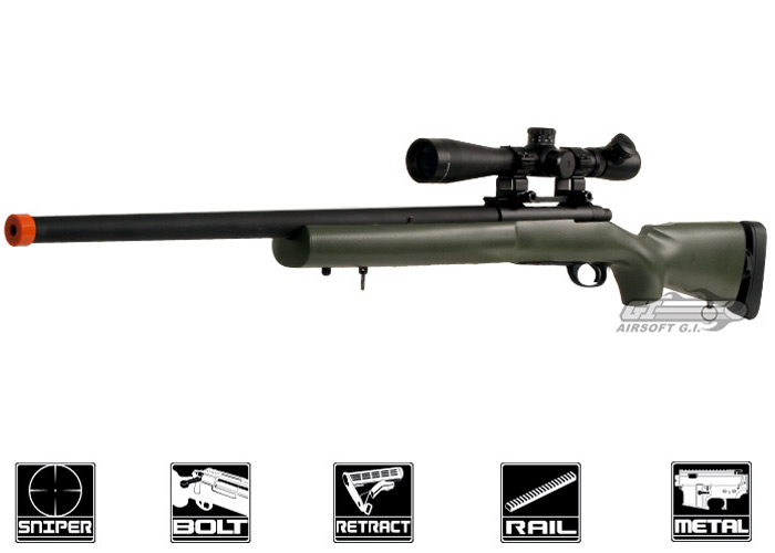 Javelin Gun Works M24 Spring Sniper Rifle | Popular Airsoft