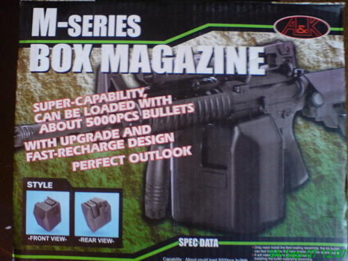 The A&K Electric Driven Box Mag for M4/M16 | Popular Airsoft: Welcome ...