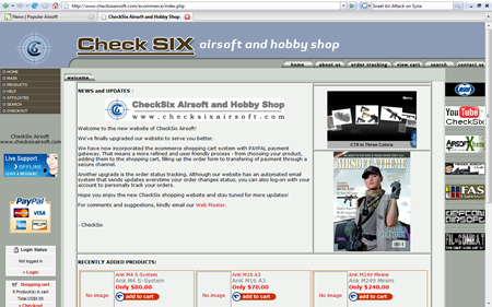 CheckSix Airsoft Website Now Sports A New Look | Popular Airsoft ...