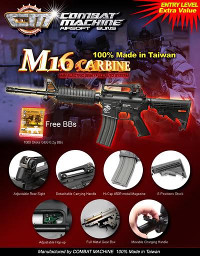 G&G Combat Machine M4A1 | Popular Airsoft