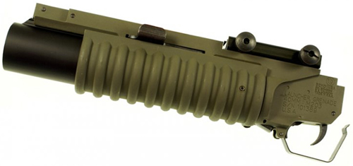 Echo1 M203 Socom Grenade Launcher Short RIS Mounted | Popular Airsoft ...