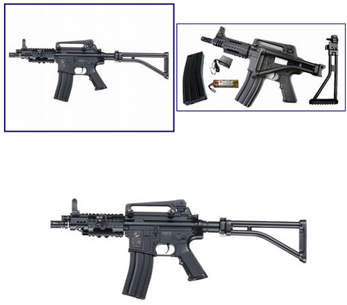 ICS M4 CQB Short Barrel Folding Stock At Hit Guns | Popular Airsoft ...