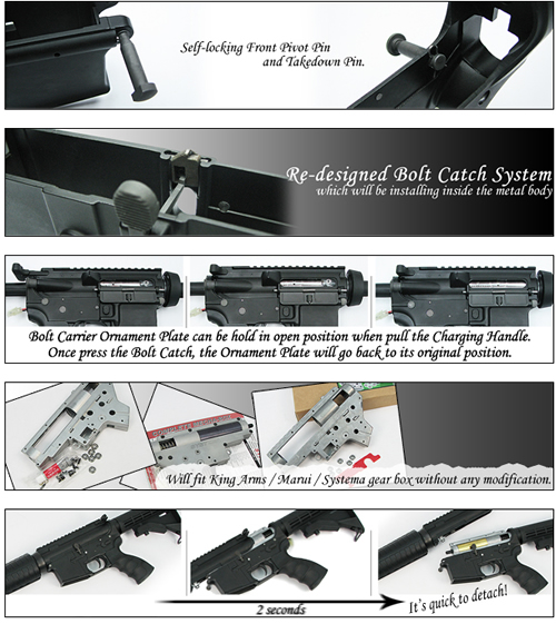 King Arms Metal Receivers Coming This November | Popular Airsoft ...