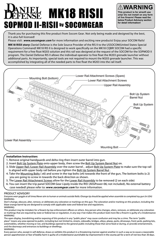 Daniel Defense licensed SOCOMGEAR MK18 to be Released Soon | Popular ...