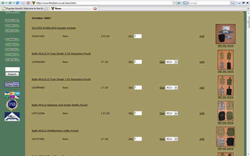 New October 2007 Items from Flecktarn.co.uk | Popular Airsoft: Welcome ...
