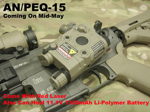 Battleaxe AN/PEQ 15 Battery Box with Laser | Popular Airsoft: Welcome ...