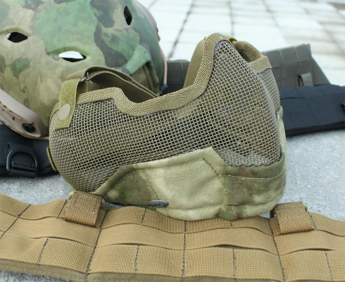 TMC V2 Strike Metal Mesh Mask A-TACS FG | Popular Airsoft: Welcome To ...