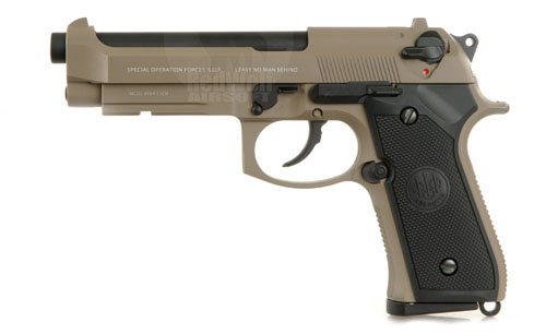 WE M92F Tan with Markings | Popular Airsoft: Welcome To The Airsoft World