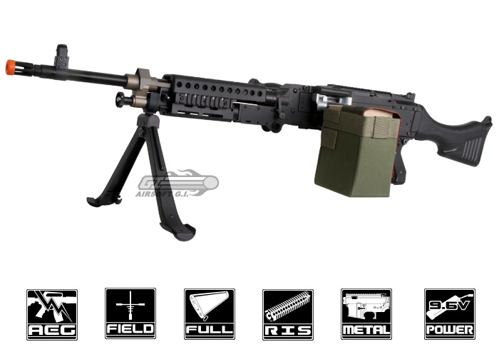 Echo1 Full Metal M240 Bravo Airsoft Gun | Popular Airsoft