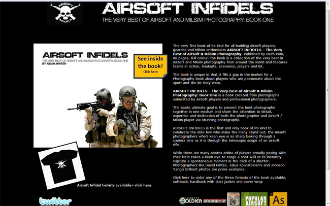 Airsoft Infidels Book and website launch! | Popular Airsoft: Welcome To ...