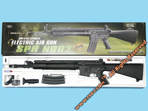 A&K Full Metal SPR NOD2 AEG with Fixed Stock | Popular Airsoft: Welcome ...