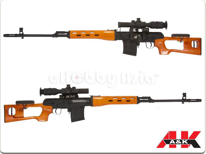 A&K SVD Real Wood Deluxe Pack | Popular Airsoft: Welcome To The Airsoft ...