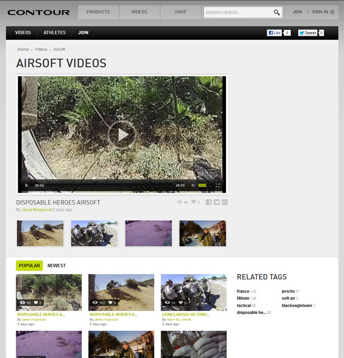 Contour Helmet Cam Airsoft Videos | Popular Airsoft: Welcome To The ...