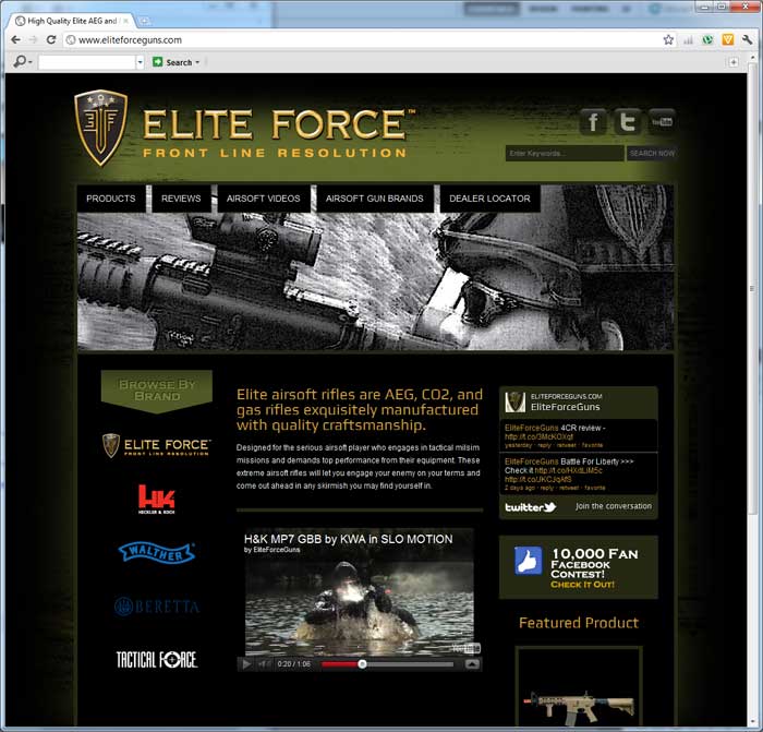 Elite Force Website Is Now Live | Popular Airsoft: Welcome To The ...