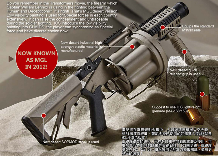 ICS Gets Milkor Licence For MGL-Series | Popular Airsoft