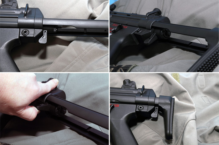 Ics Mx5 Mp5 Sd Navy Pdw Folding Stock Airsoft Gun BOLT SWAT MP5 SD5