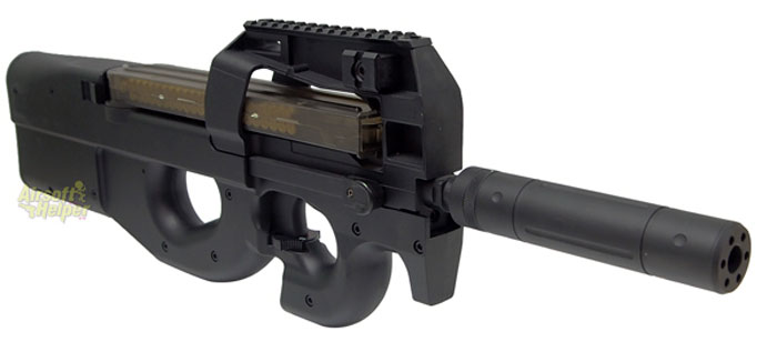 KS P90 TR Airsoft AEG with Silencer | Popular Airsoft: Welcome To The ...