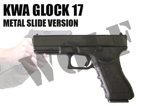 KWA Glock 17 Metal for just £79.99 at Wolf Armouries | Popular Airsoft ...