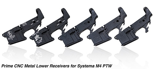 Exclusive! Prime CNC Metal Lower Receivers for Systema M4 PTW | Popular ...