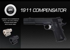 Punisher Compensator Silver & Matte Black | [PT]Airsoft