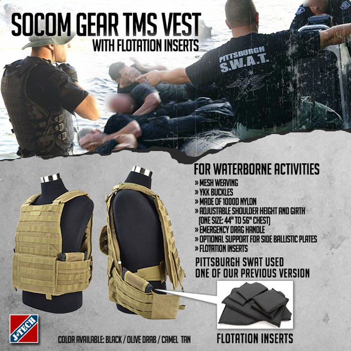SOCOM Gear TMS Vest With Flotation Inserts | Popular Airsoft: Welcome ...