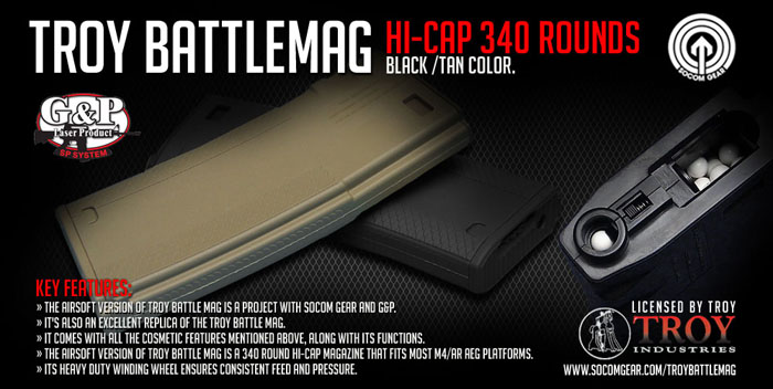 SOCOM Gear Troy Battlemag Hi-Cap Mag | Popular Airsoft: Welcome To The ...