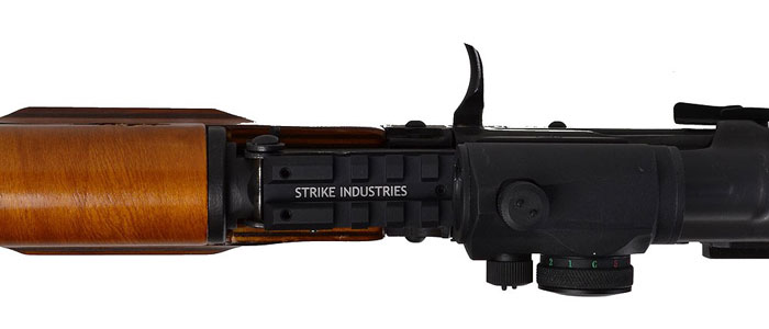 Strike Industries AK Rear Sight Rail For Optics | Popular Airsoft ...