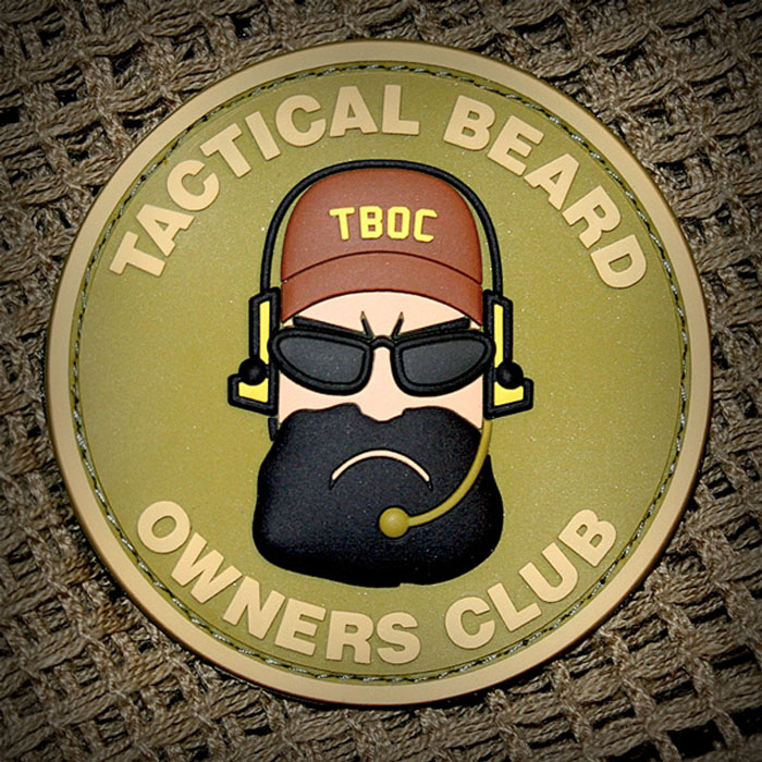 Tactical Beard Owners Club Patches | Popular Airsoft: Welcome To The ...