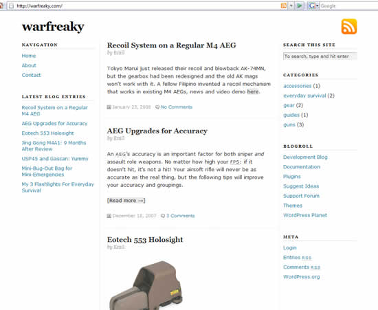 New Airsoft Blog: Warfreaky.com | Popular Airsoft: Welcome To The ...