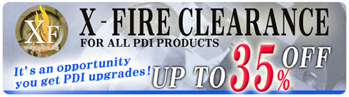 X-Fire Clearance Sale --- Up to 35% On Off all PDI Products | Popular ...