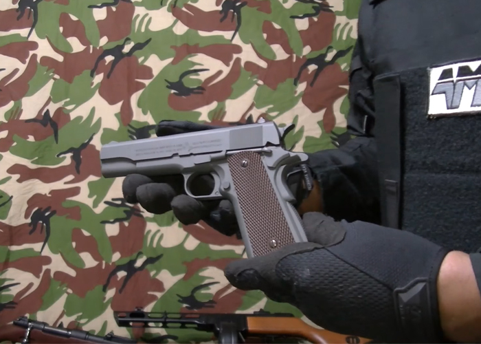 Airsoft Mike: Colt M1911A1 Parkerized Grey | Popular Airsoft