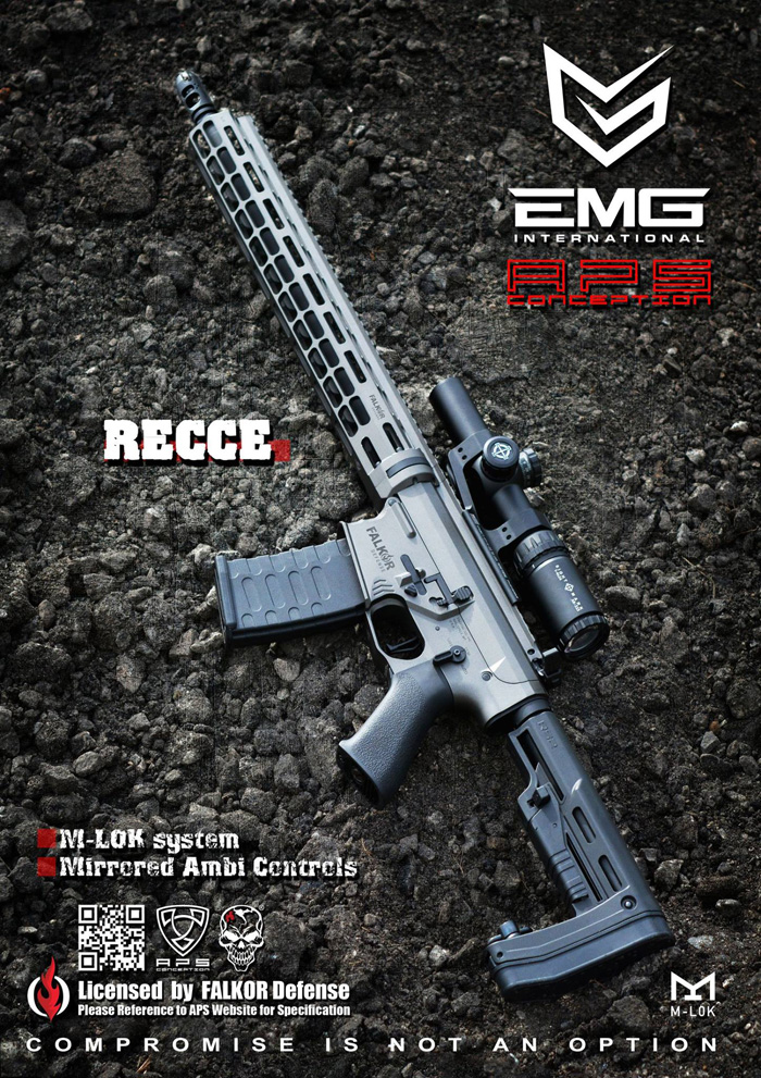 EMG Falkor Defense AEGs By APS | Popular Airsoft: Welcome To The ...