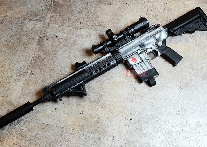 Custom Battleworn SR25 Silent Killer | Popular Airsoft
