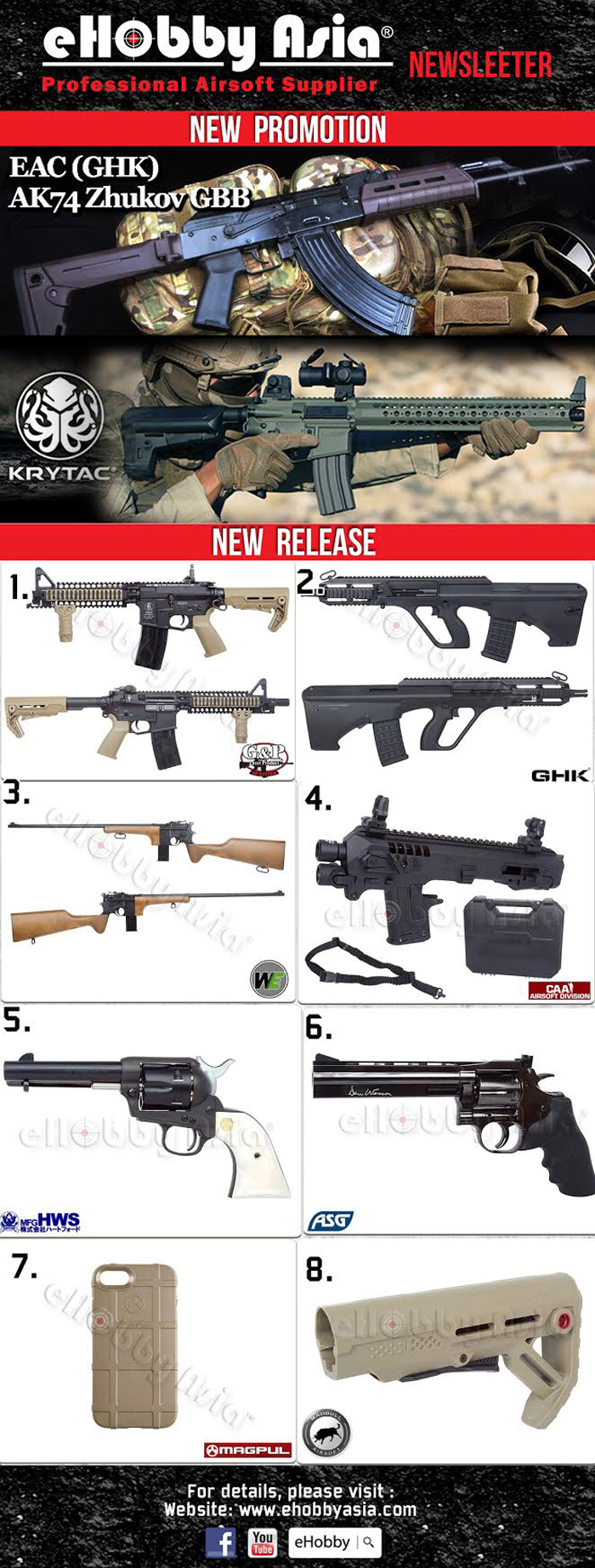eHobby Asia Summer Sales & New Releases | Popular Airsoft: Welcome To ...
