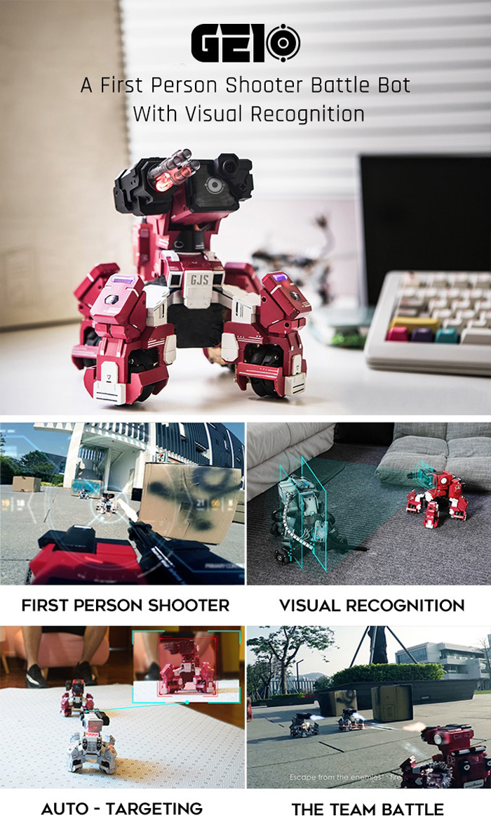 Get Ready To Do Robot Battles With The GEIO Battle Bots | Popular ...