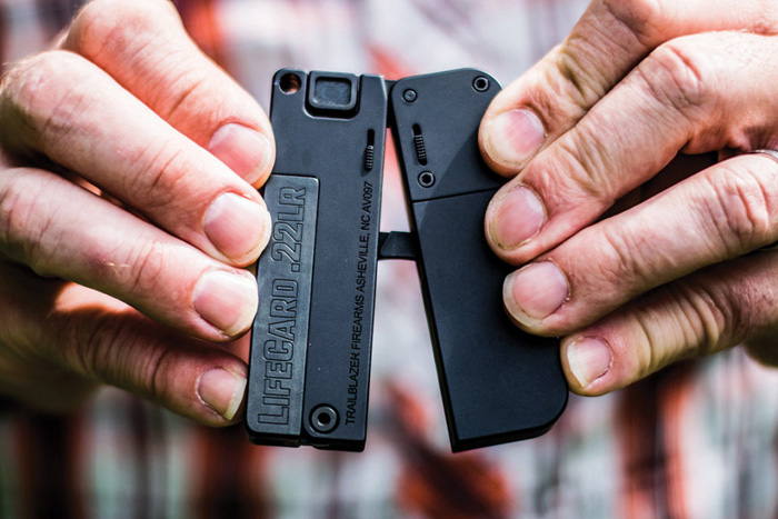 The Trailblazer “Lifecard” Is A Credit Card Size Folding .22 LR Pistol ...