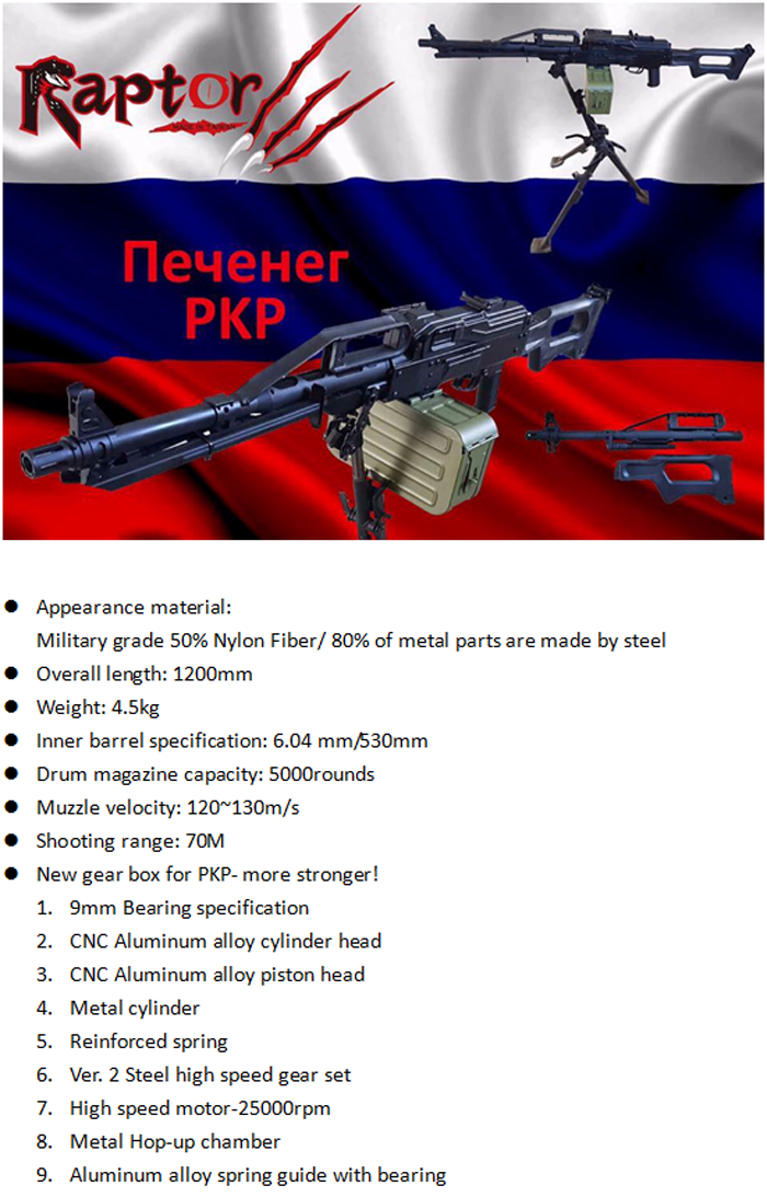 Raptor PKP AEG & Kit Now Released | Popular Airsoft: Welcome To The ...