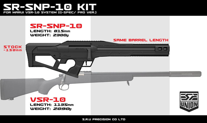 SRU SR-SNP-10 Kit For VSR-10 | Popular Airsoft: Welcome To The Airsoft ...