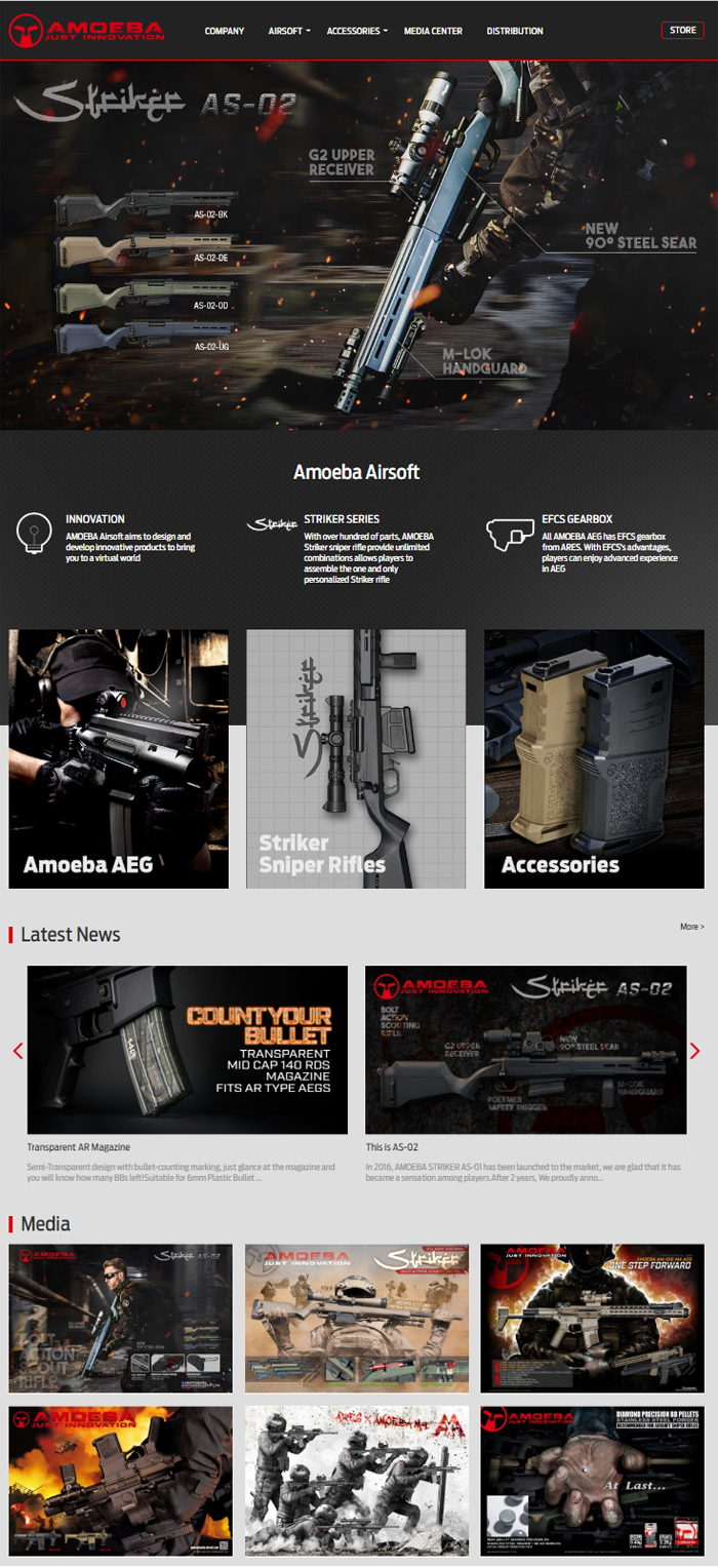 Amoeba Airsoft Got A New Website Look | Popular Airsoft: Welcome To The ...