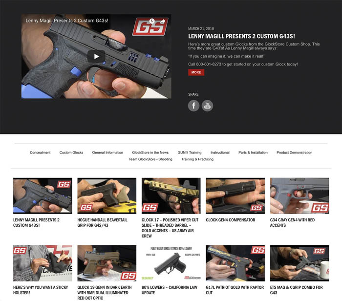 GlockStore Launches Own Independent Video Channel: GunVideo.com ...