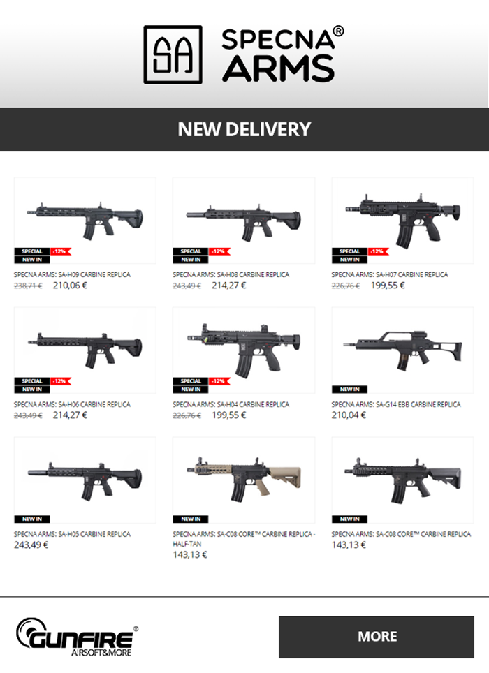 Specna Arms, Spartac & More At Gunfire | Popular Airsoft: Welcome To ...