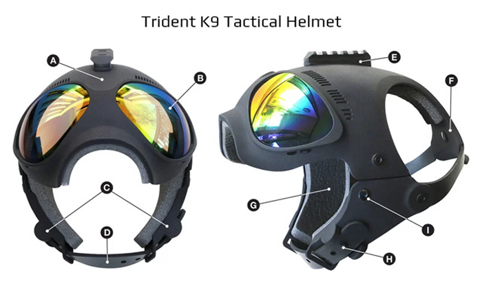 K9s Can Have Head Protection Gear From K9 Helm Soon | Popular Airsoft ...