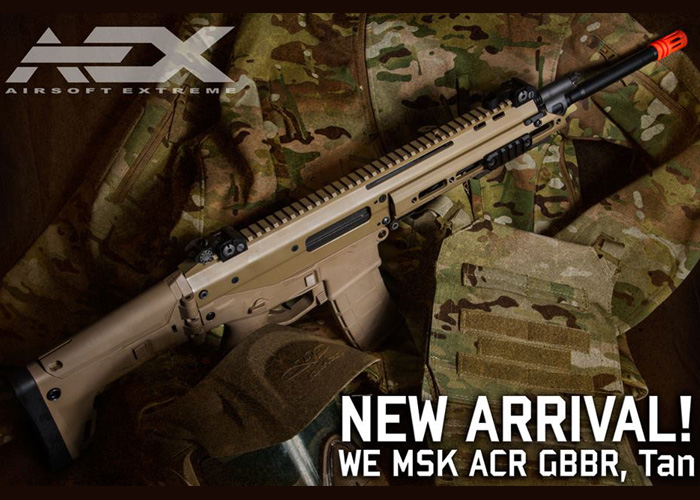 Airsoft Extreme: WE MSK ACR GBB in Tan | Popular Airsoft