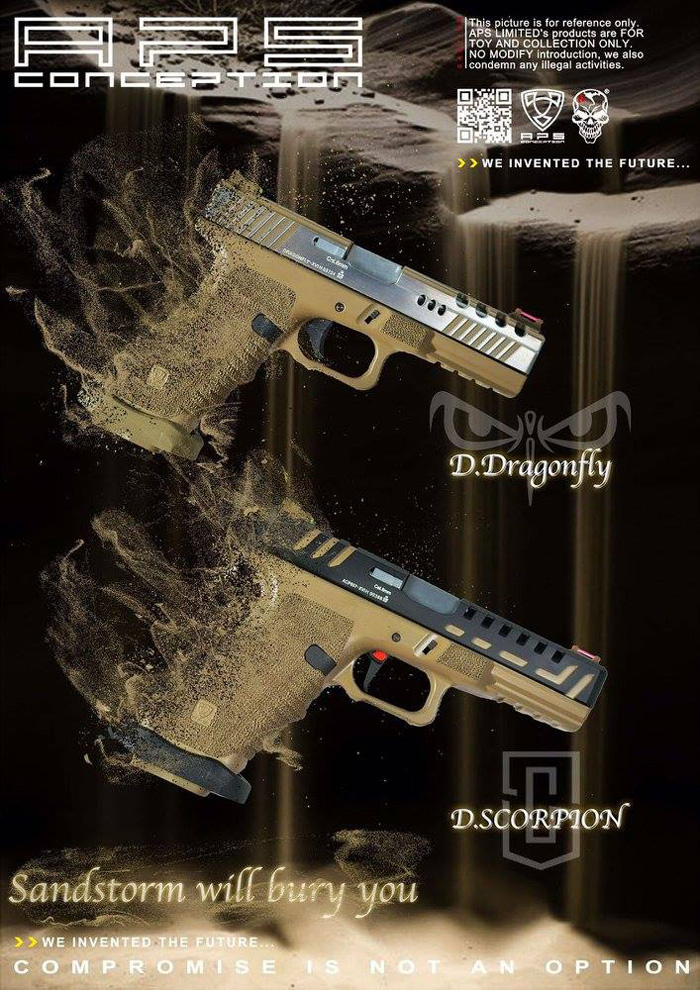 APS D.Dragonfly & D.Scorpion At 18Airsoft | Popular Airsoft: Welcome To ...