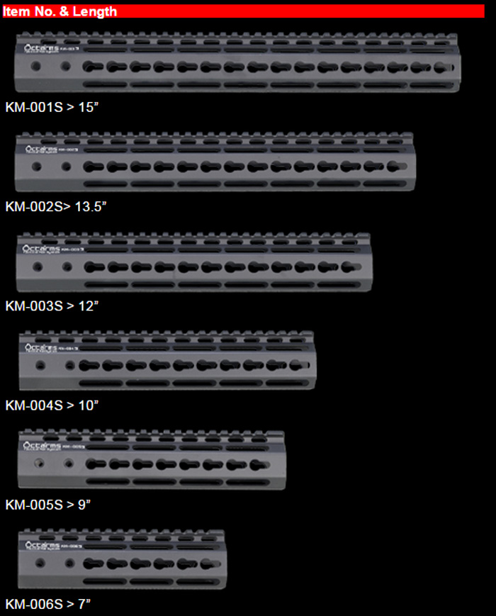 Ares Airsoft OctArms KeyMod Rail System | Popular Airsoft: Welcome To ...