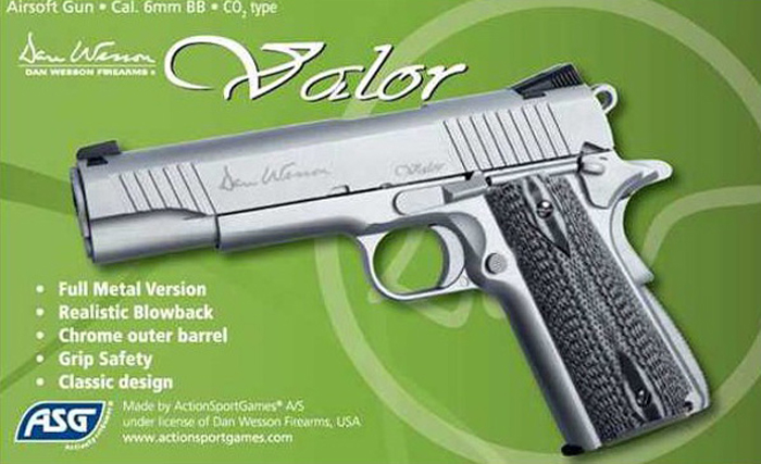 New ASG Dan Wesson "Valor" 1911 CO2 | Popular Airsoft: Welcome To The ...