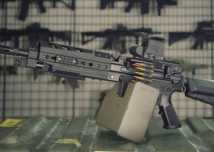 Krytac Trident LMG Enhanced At ASGI | Popular Airsoft