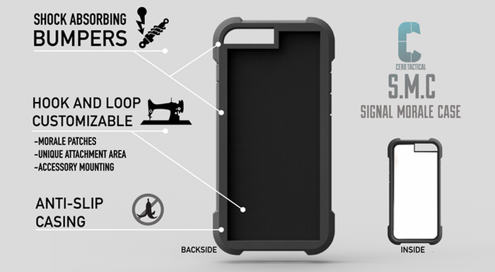 The Cero Tactical Signal Morale Phone Case Is On Kickstarter | Popular ...